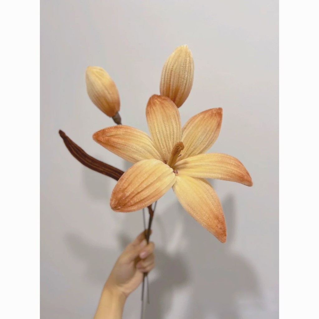 Qixi Giant Super Lily Bouquet Twist Bar Handmade diy Homemade Material ...