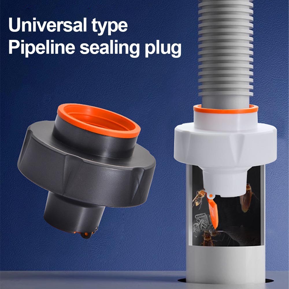 Anti-odor pipe sealing plug cover kitchen bathroom sink sewer pipe ...
