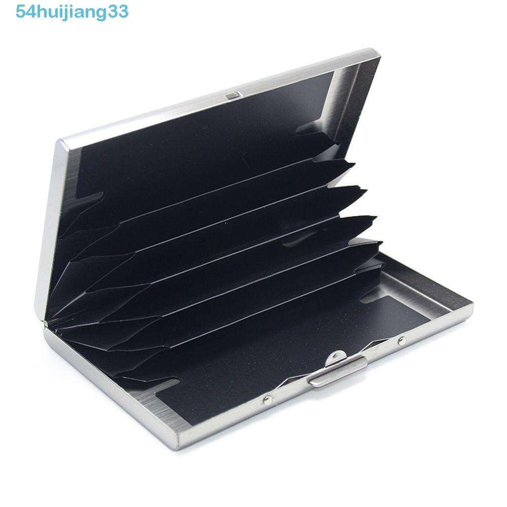HUIJIANG Business Card Holder Water-proof Antimagnetic Credit Card Box ...
