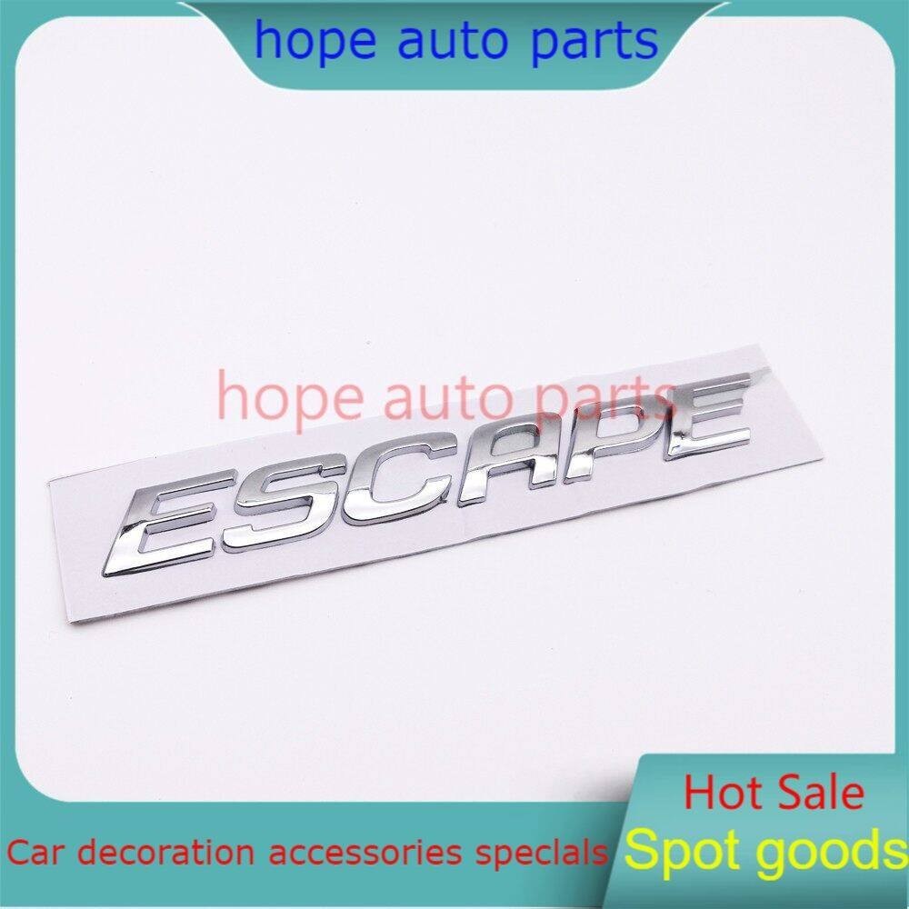 NEW 1pcs ABS Chrome ESCAPE Logo Auto Trunk Lid Emblem Badge Sticker ...