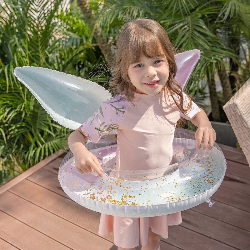 Pool Floats Mermaid Swimming Rings Inflatable Swim Tube Raft Pool ...