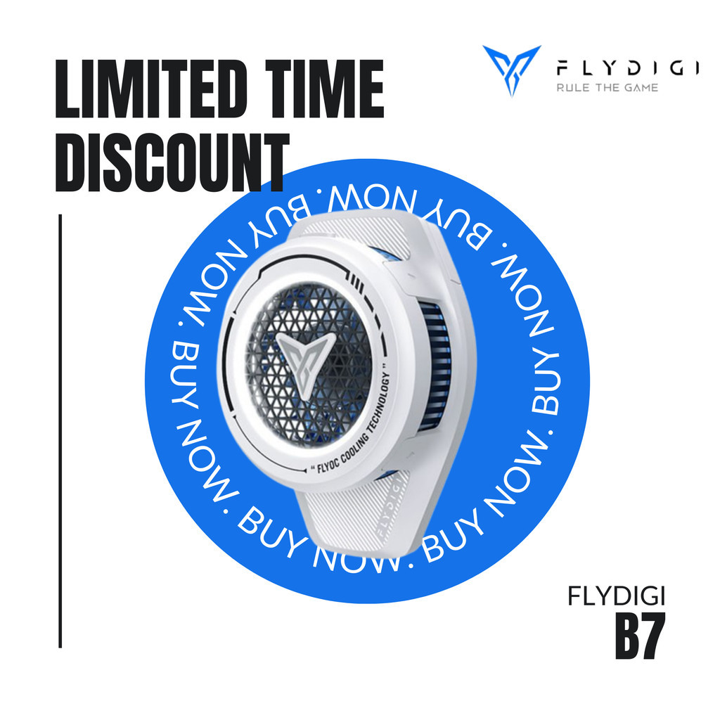 Flydigi B7 Back Clamp Cooler - Intelligent Temperature Control 2.0 | Shopee Malaysia