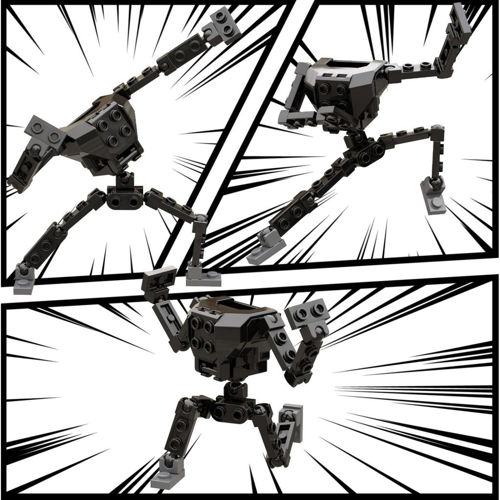 Building Blocks MOC Mecha Genuine Uncle Bird Building Blocks Handsome ...