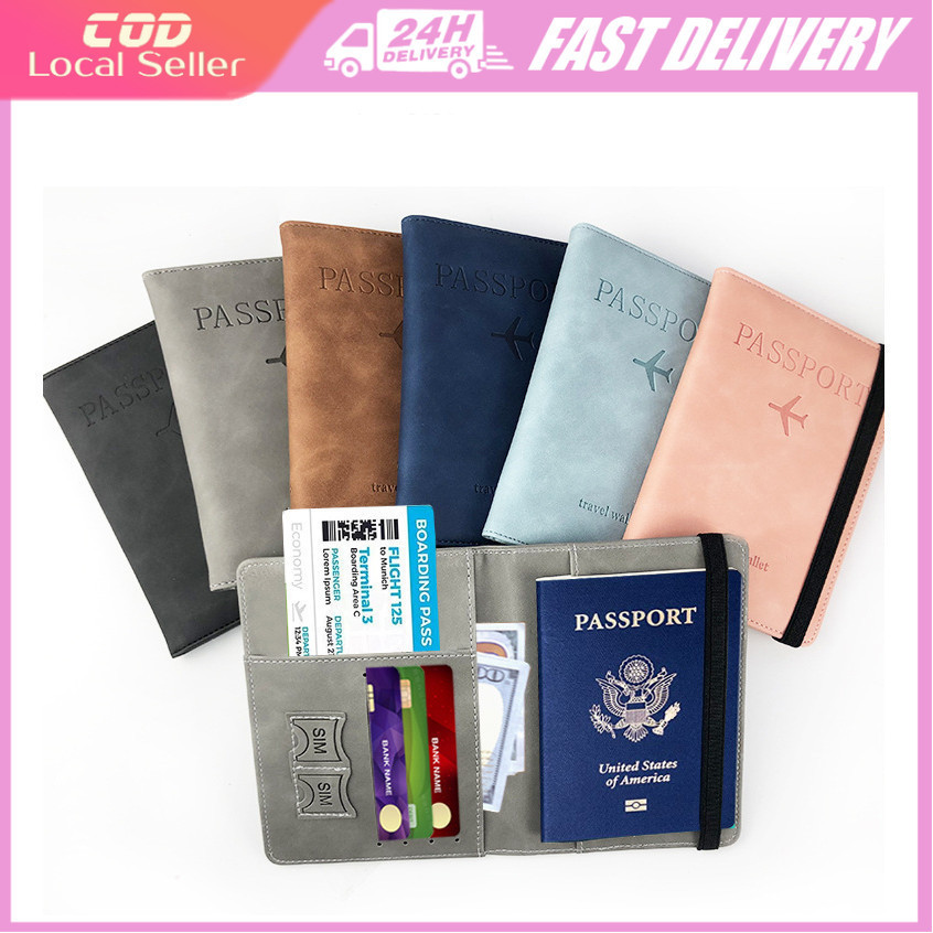 RFID Protection Passport Holder Cover ID Credit Card SIM Holders Travel ...