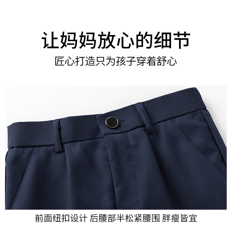 2-14Y White Slacks for Kids Boy Wedding Formal Suit Pants Trousers Boys ...
