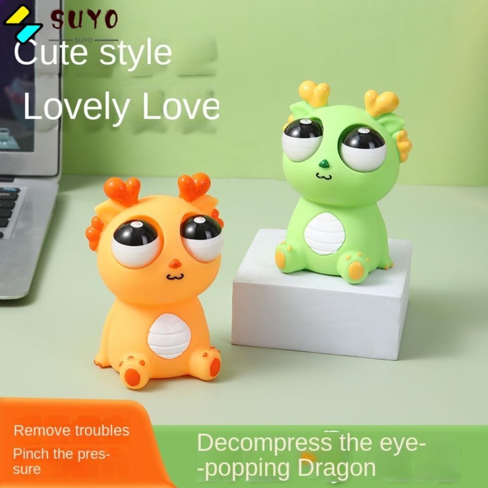 SUYO Eye Popping Worm, Eye Popping Bouncing Toy Grass Worm Pinch Toy ...