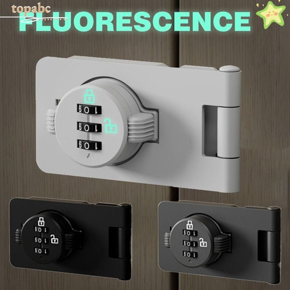 TOPABC Cabinet Password Locks, 3 Digit Coded Home Security Combination ...