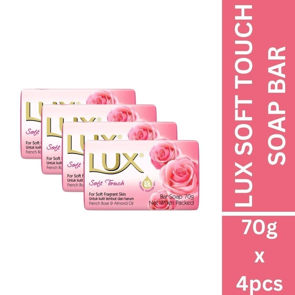 LUX Soft Touch Beauty Soap Bar (70g x 4pcs) | Shopee Malaysia