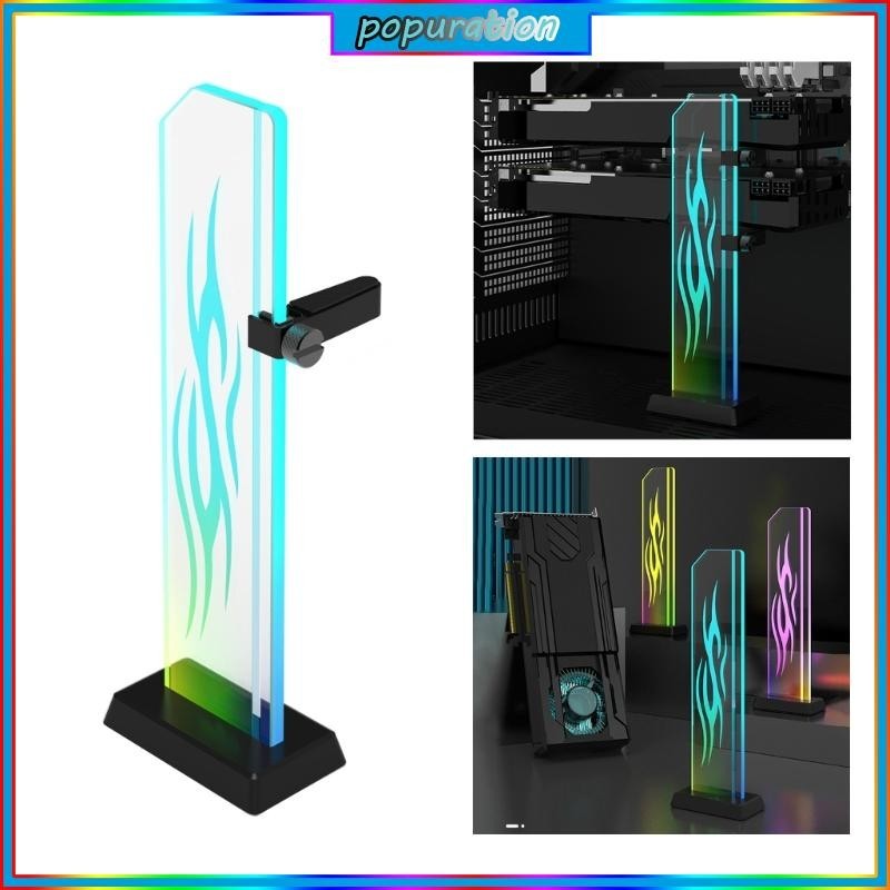 POP Vertical GPU Support Bracket Tempered Glass 5V ARGB Bracket ...