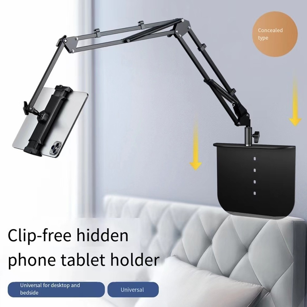 Bedside Hidden Cell Phone Holder Tablet Holder Lazy Bed Catch-Up ...
