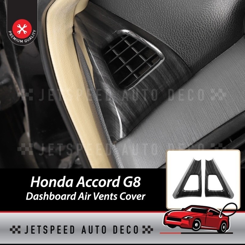 Honda Accord G8 (2008-2013) Carbon Fiber Dashboard Air Vents Cover ...