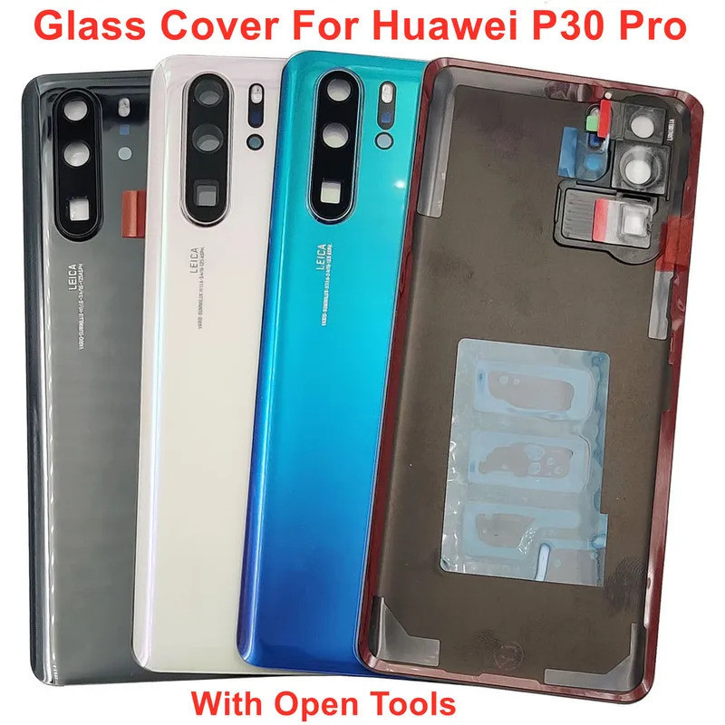 For Huawei P30 Pro OEM A+ New Battery Cover Hard Back Lid Door Rear Housing Panel Case + Camera ...