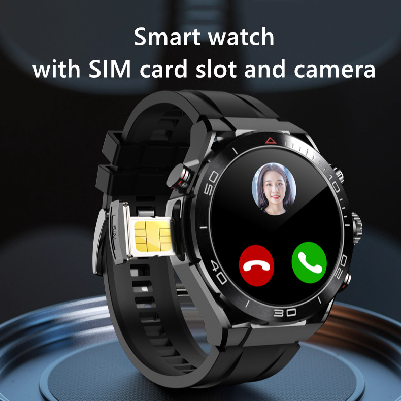 4G Android Smart Watch SIM Card Slot And Camera B16 Smart Watch AMOLED ...