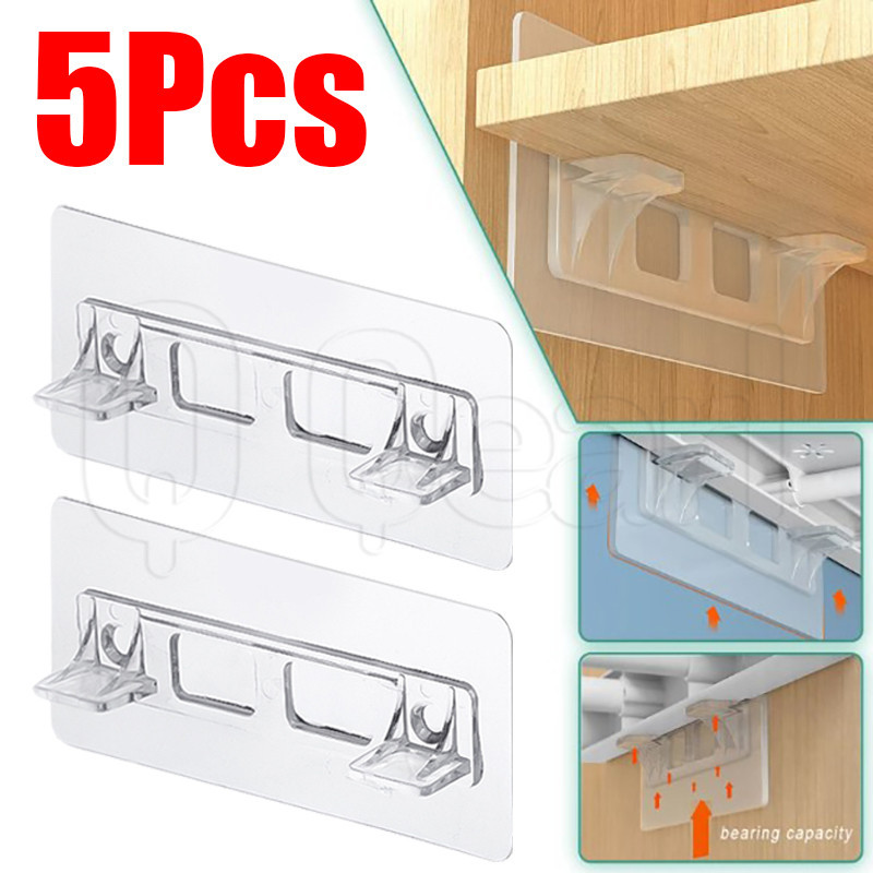 1/3/5Pcs Upgraded Transparent Divider Fixing Rack - Wardrobe Partitions ...