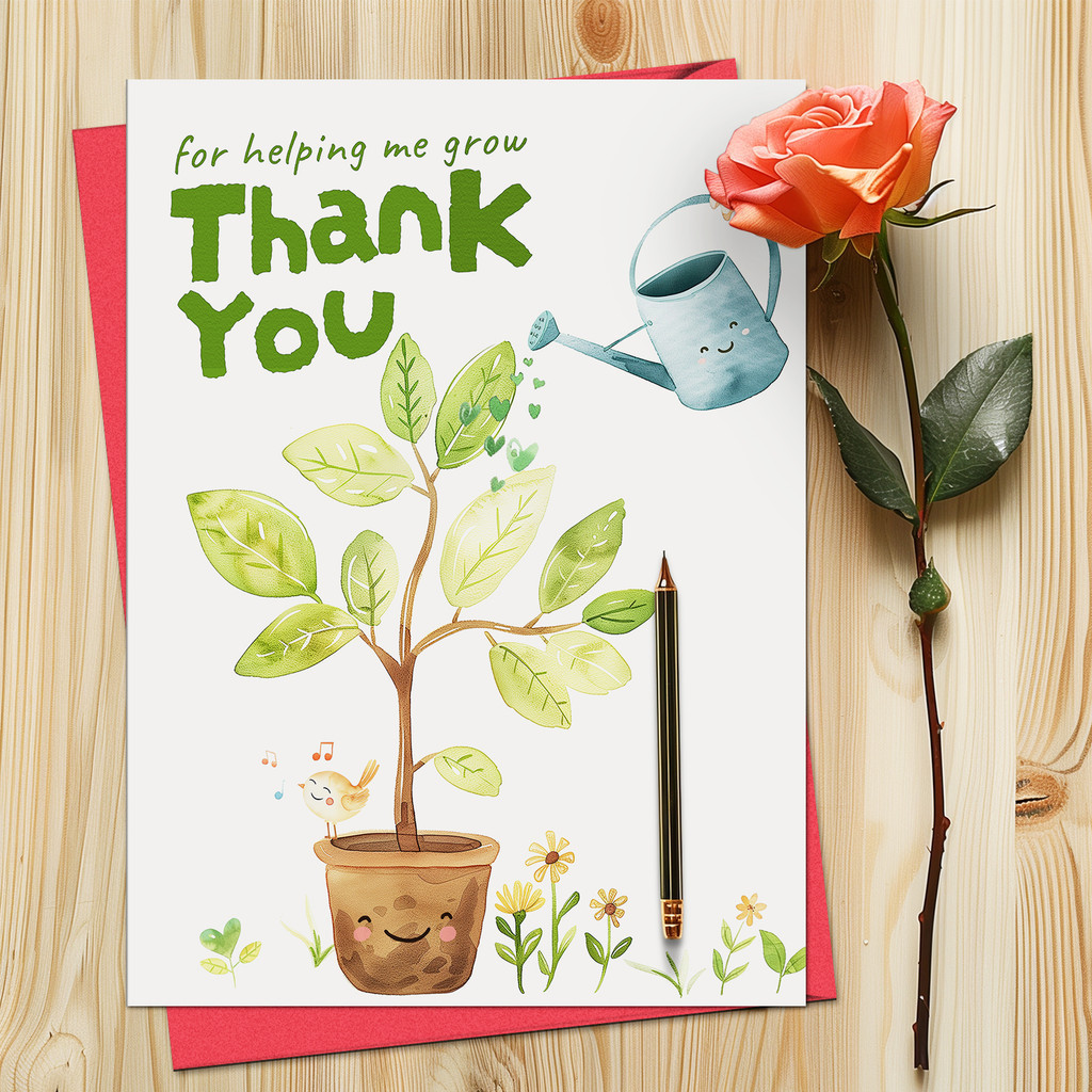 30 X 22 Cm A4 Size Big Thank You Card Team Group Greeting Card with Pearlescent Envelope for ...