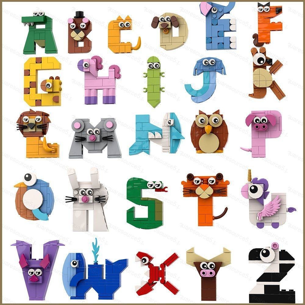 LG 26pcs Alphabet Lore Building Blocks Animal letters Childhood ...