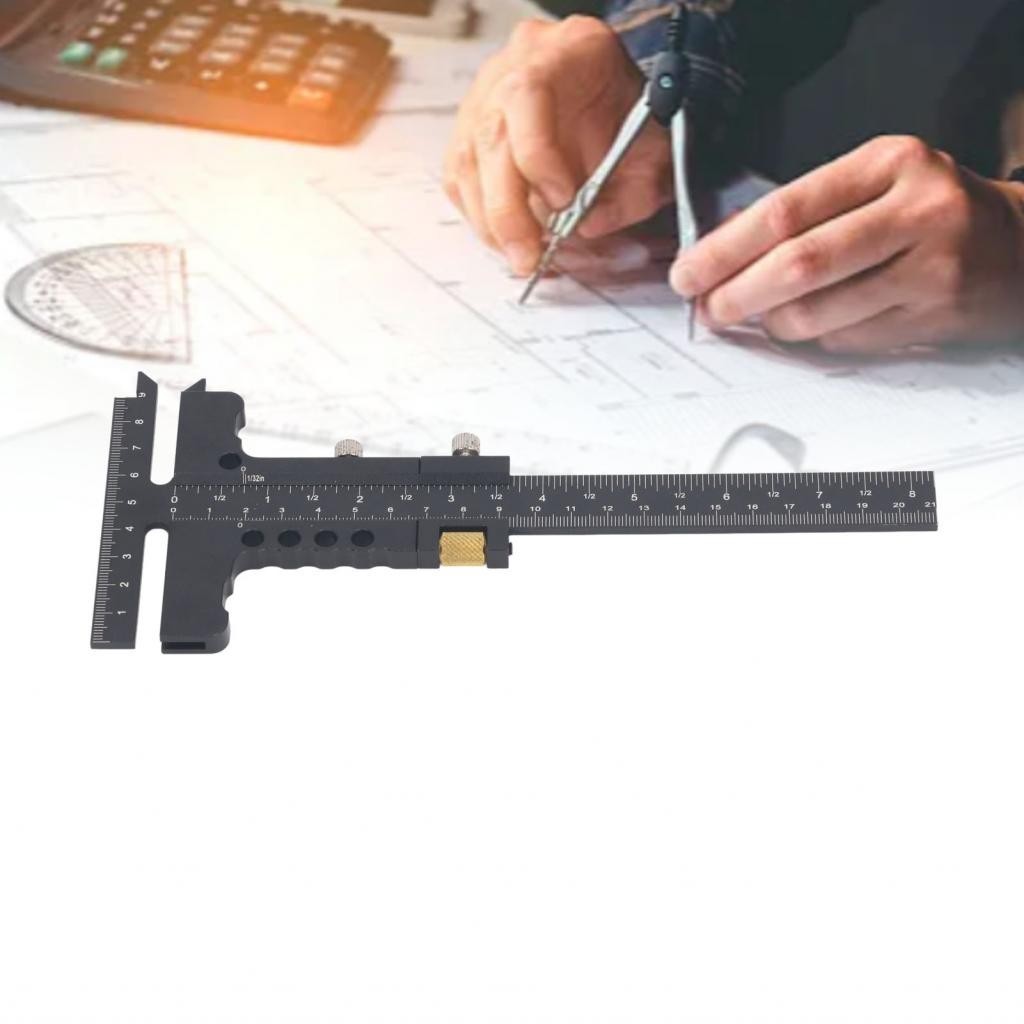 Sinhopsa Woodworking Scriber T Square Ergonomic 0.05m Resolution for ...