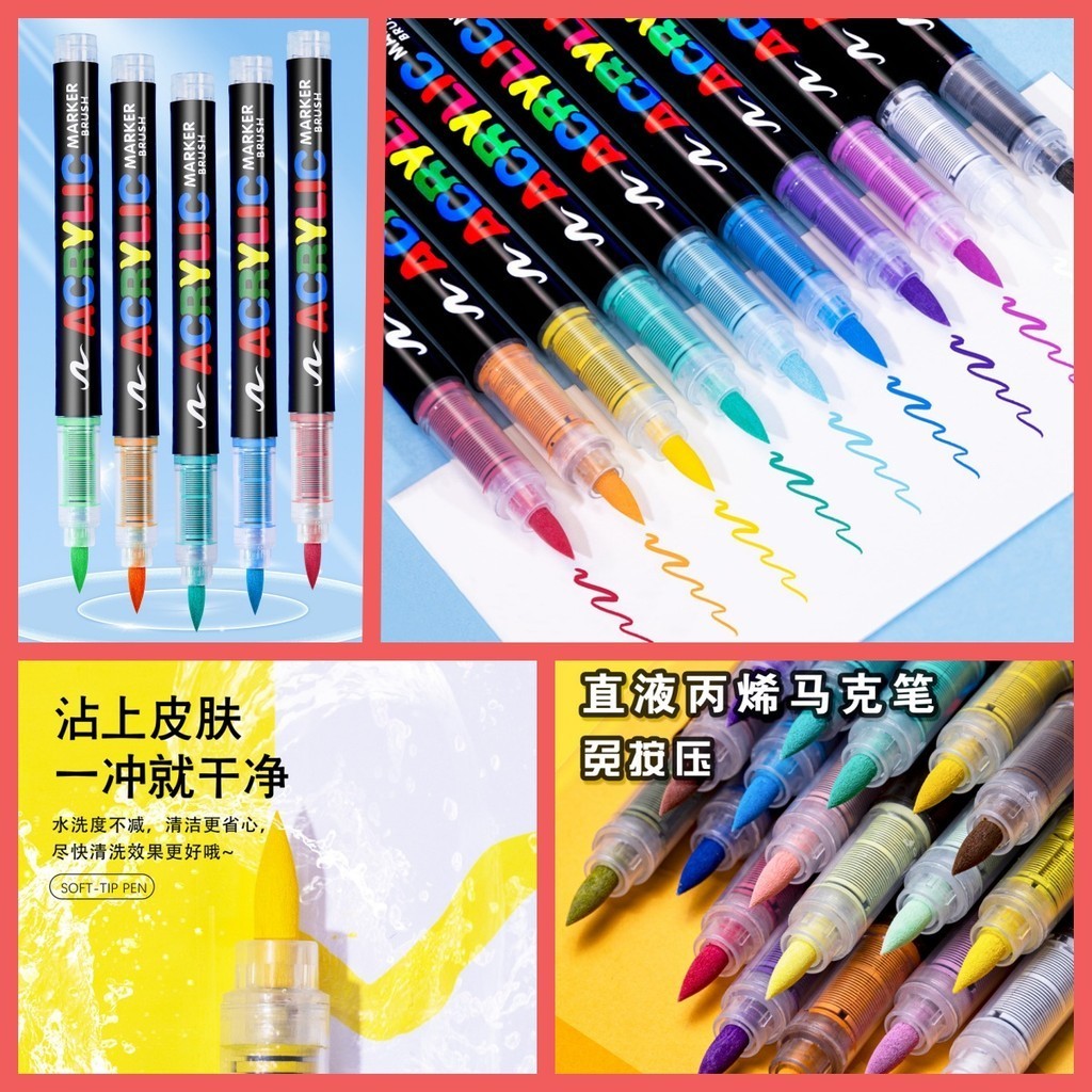 Fin structure Direct-liquid mark pen/painting marker/high saturation ...