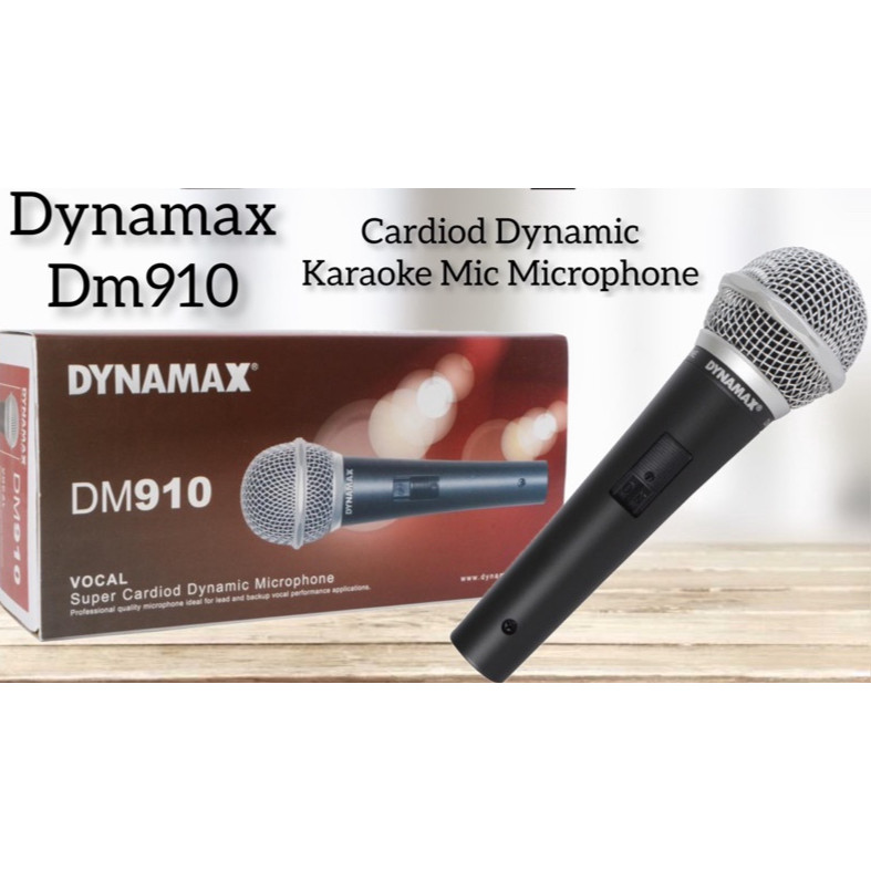 Dynamax DM910 Vocal Super Cardiod Dynamic Karaoke Mic Microphone ...