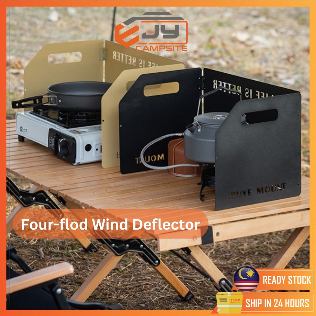 4 Foldable Windshield Camping Stove Portable Windshield Stove ...