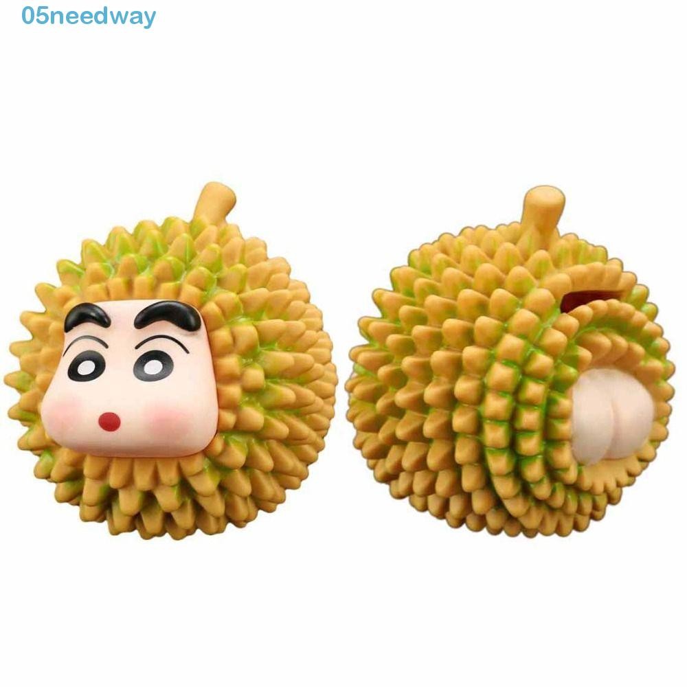 NEEDWAY Fruit Crayon Shin-chan Piggy Bank, Durian Banana Crayon Shin ...