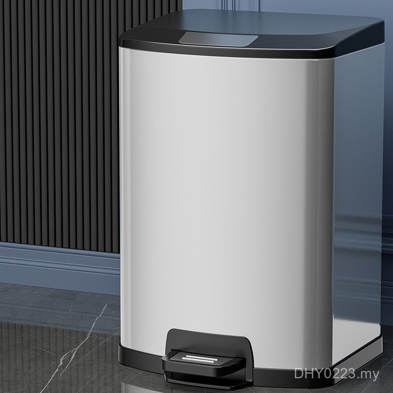 Toilet Trash Can Foot-operated Living Room Light Luxury with Lid Large ...