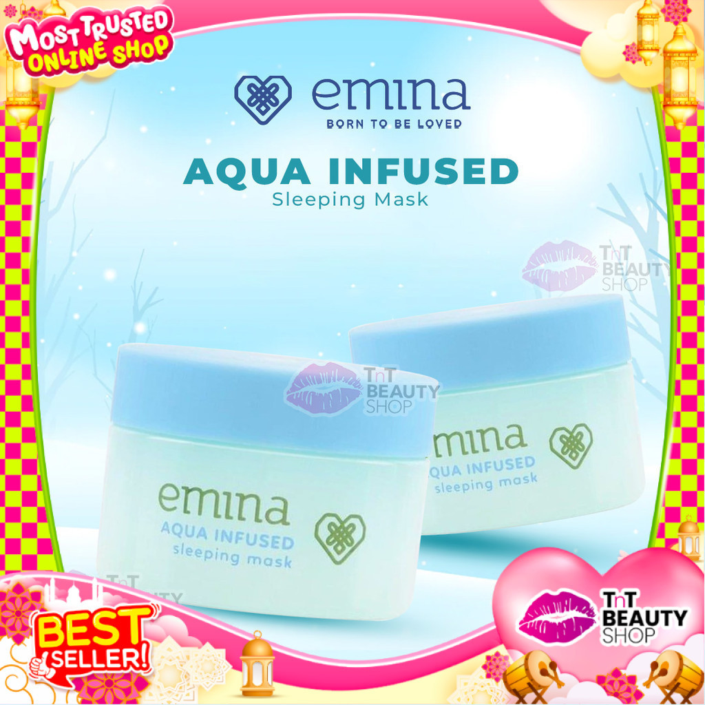 Emina Aqua Infused Sleeping Mask 30g | TnT Beauty Shop | Shopee Malaysia
