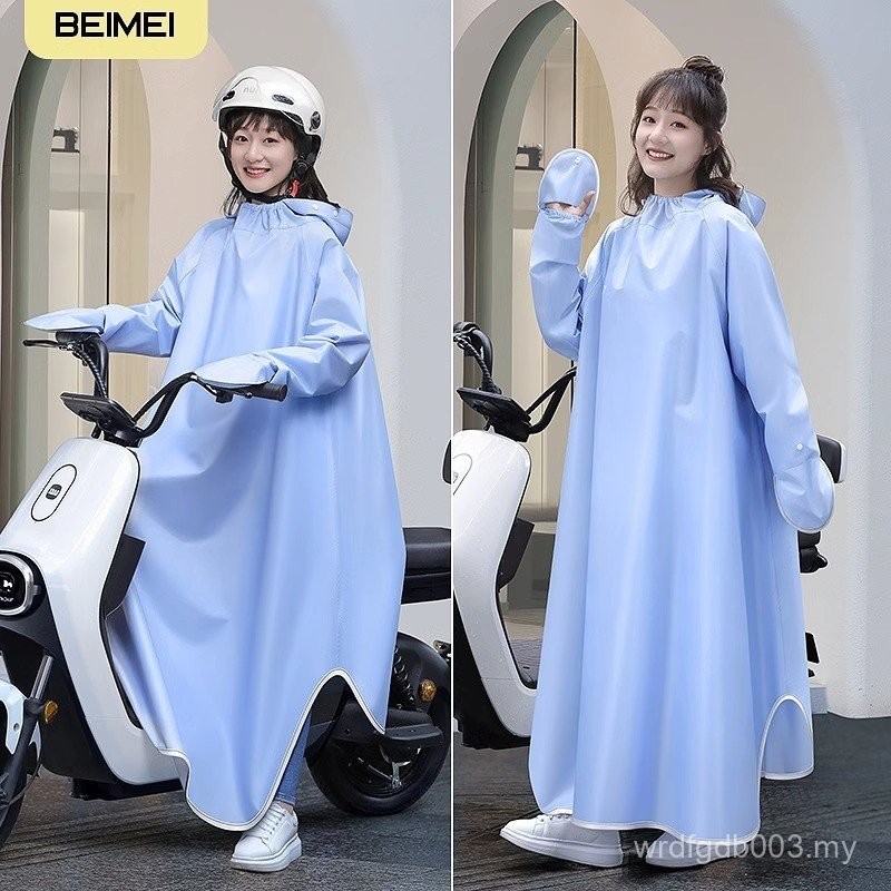 Shopee Official Electric Motorcycle One-Piece Single One-Piece Raincoat ...