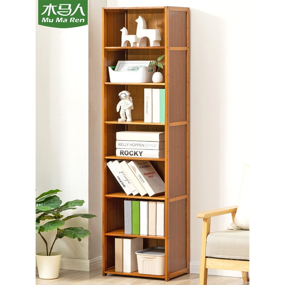 Rak Penyimpanan Rak Buku Kuda Kayu Penyusun Desktop Kabinet Kecil untuk ...