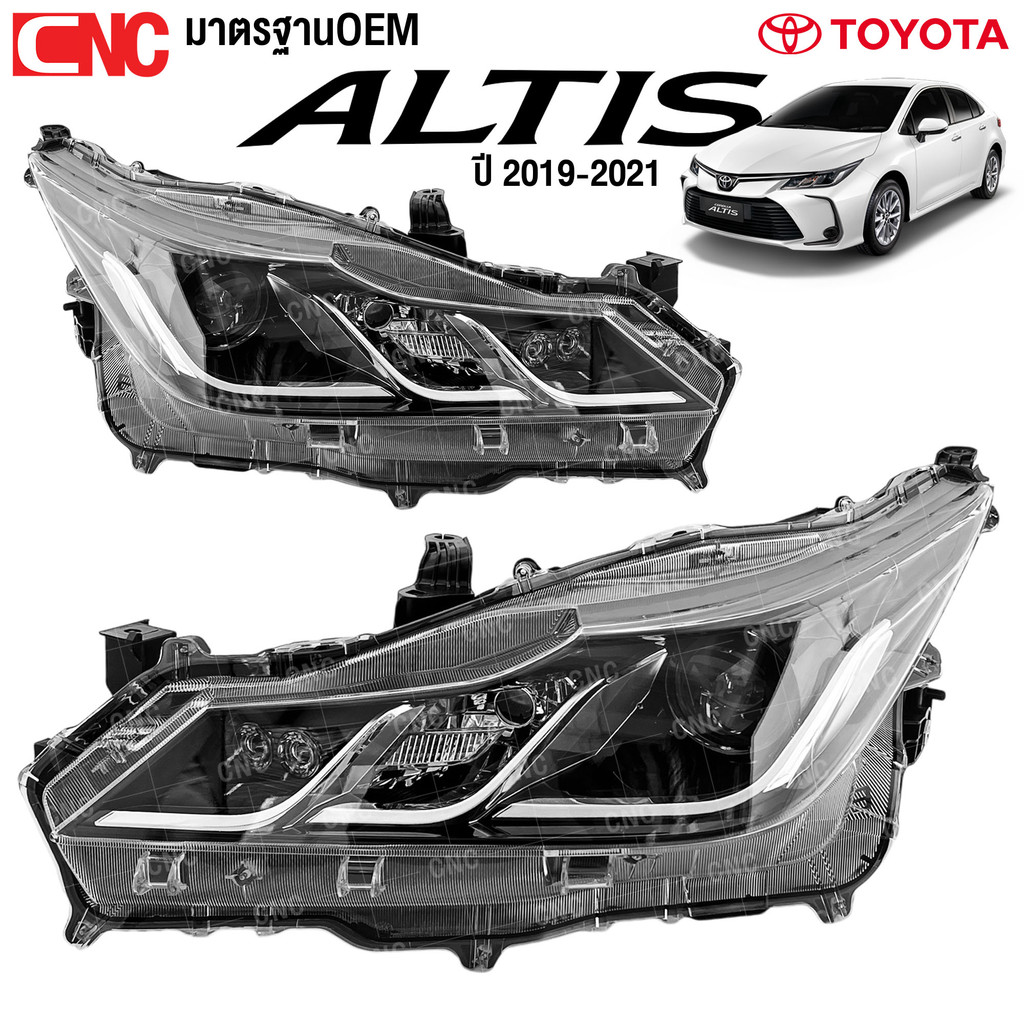 TOYOTA ALTIS LED Head Lamp Year 2019 2020 2021 Oem Standard-Left/Right ...