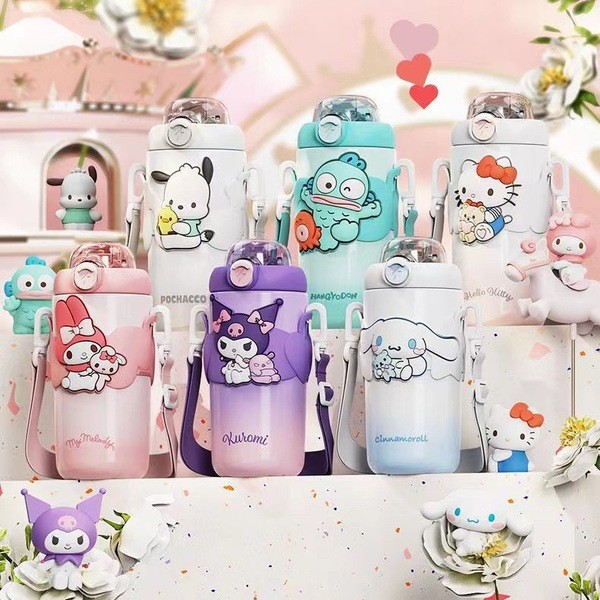 tumbler tahan sejuk budak tumbler tahan sejuk botol air tahan sejuk kuromi Sanrio Colorful 316 ...