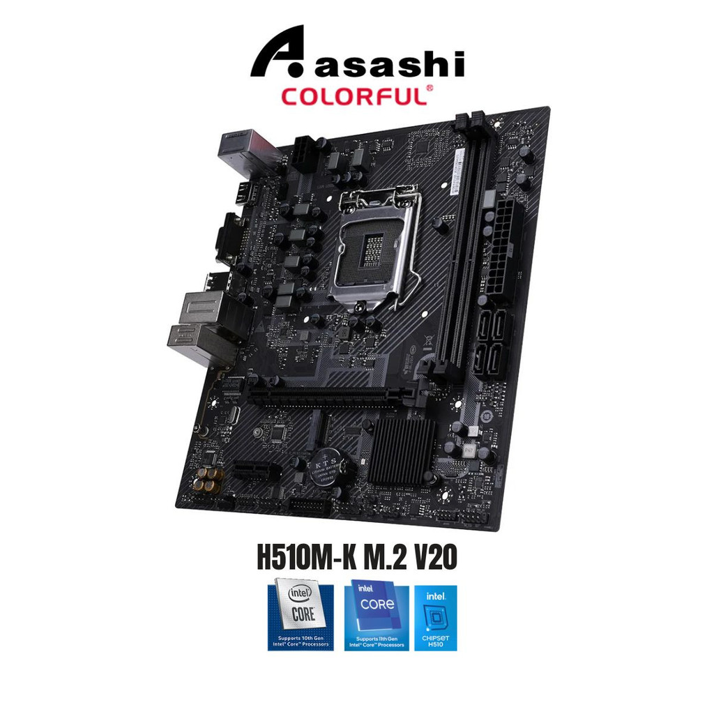 Colorful H510M-K M.2 V20 LGA1200 Motherboard | Shopee Malaysia