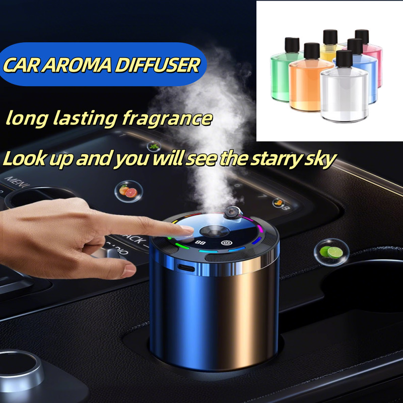 Car-mounted intelligent aroma diffuser diffuser essential oil aroma diffuser Starry sky roof car ...