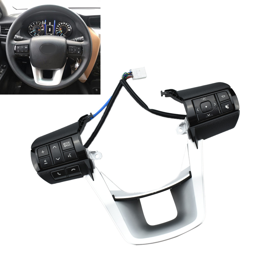 For Toyota Hilux Revo Rocco Fortuner 2015-2021 Multifunctional Steering ...