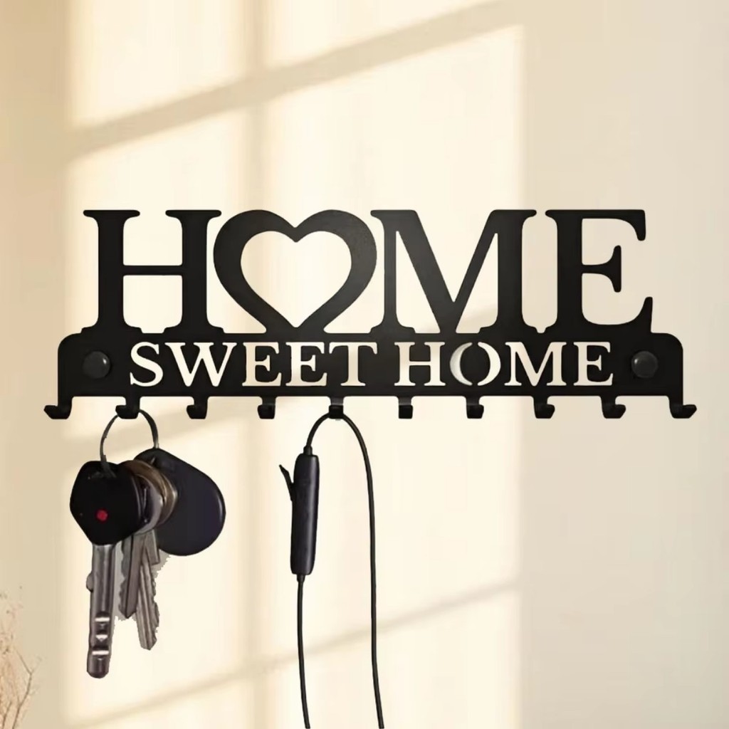 Functional Sweet Home Key Holder - Wall Mounted Key Hook, Decorative ...