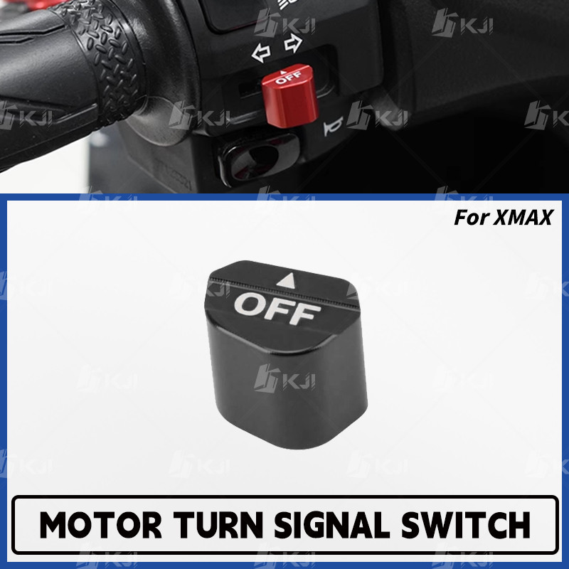 For Yamaha XMAX 300/250/125/400/TECH MAX Turn Signal Light Button ...