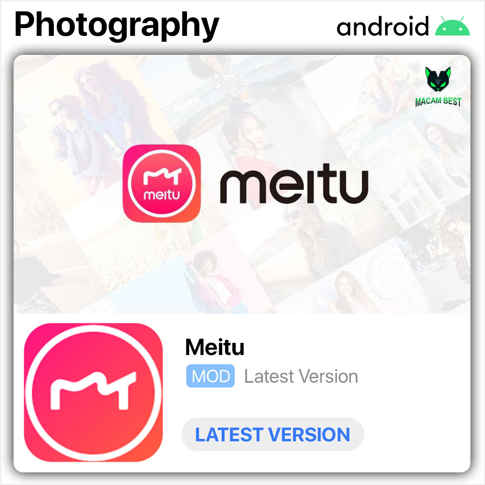 Meitu 🔥 Latest 2025 🔥 Lifetime Premium | Android APP | Photography ...