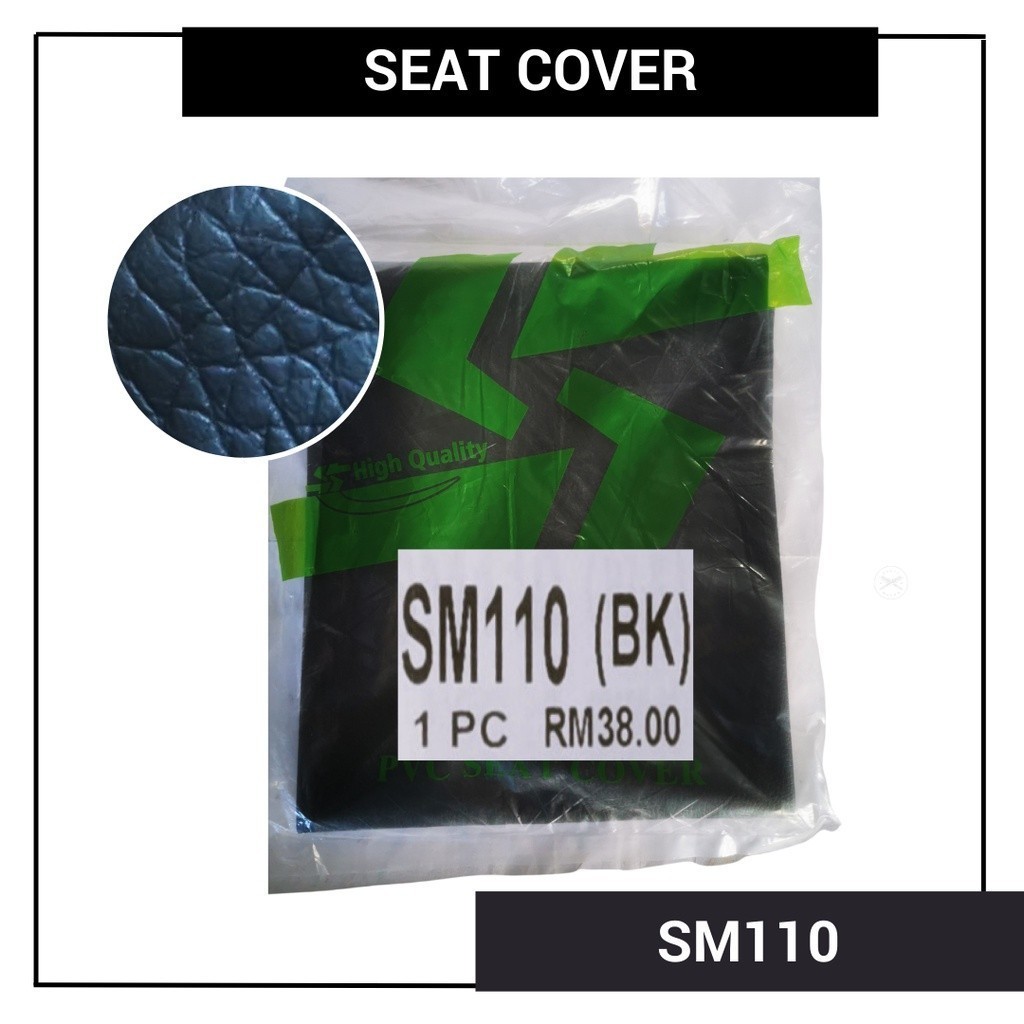 SM SPORT SEAT COVER SM110 OLD - KAIN SARUNG KUSYEN KULIT TEMPAT DUDUK REPLACEMENT STANDARD ...