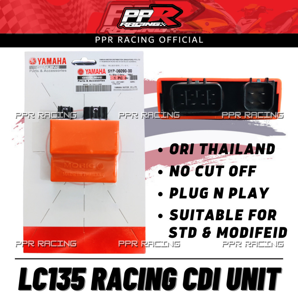 100%MADE IN THAILAND CDI RACING LC 135 YAMAHA THAILAND MORIC ORANGE ...