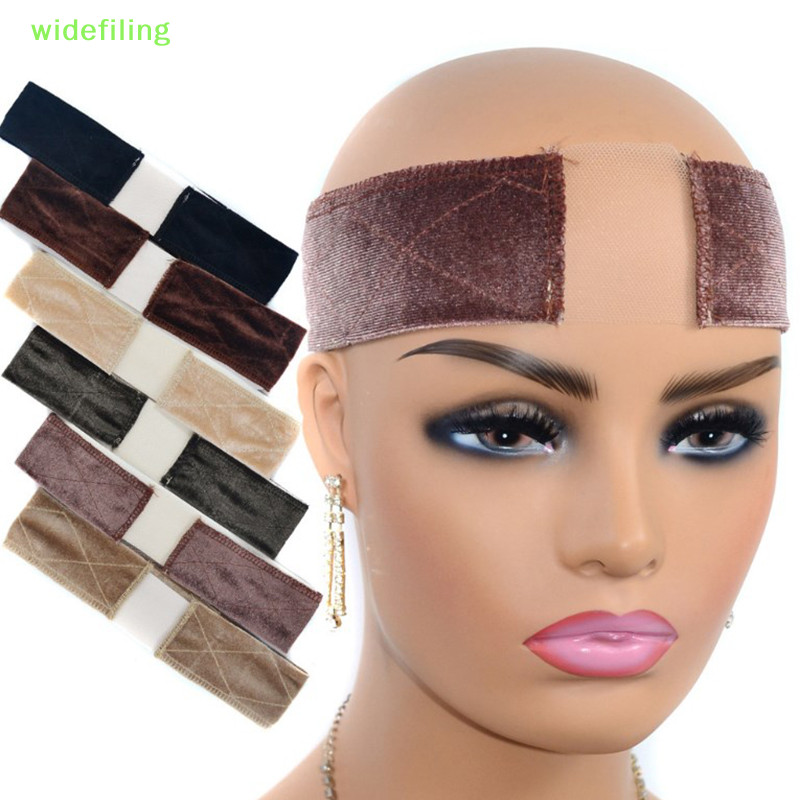 widefiling Double Sided Velvet Adjustable Wig Hair Band Non-Slip Wig ...