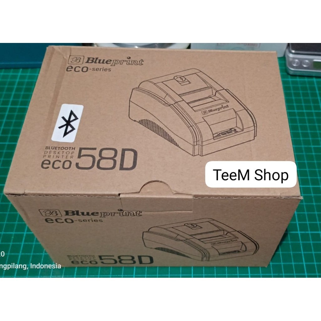 Eco 58D Blueprint cashier thermal Bluetooth Printer (USB + BT + RJ11) | Shopee Malaysia