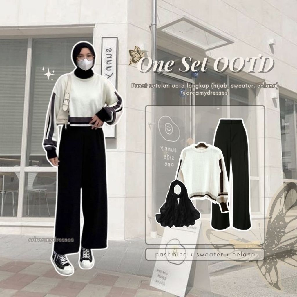 Dreamyootd 3in1 One Set 35 - One Set Korean Style Cool Women's Suit ...