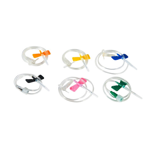 HOSPITECH SCALP VEIN SET BUTTERFLY 21G(GREEN) E:06/24, 23G(BLUE), 25G ...