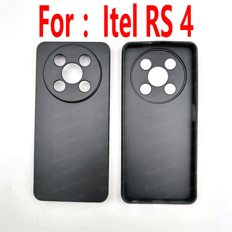 Casing for Itel RS4 S666LN Phone Case Shell Soft TPU Silicone Black ...