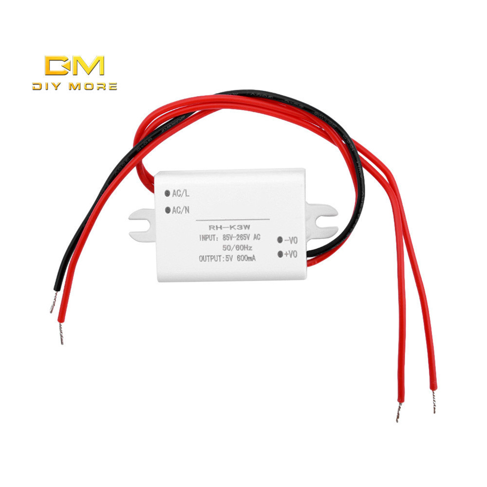 DIYMORE AC/DC to DC step-down power supply module AC85-265V to DC3.3V5V12V 3W mini power supply ...
