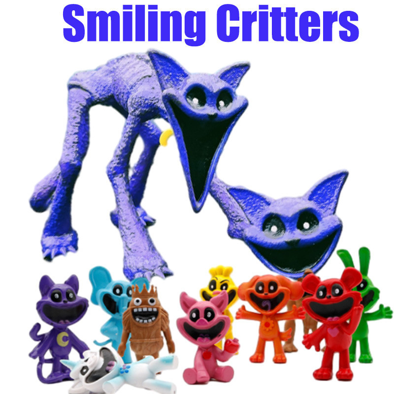 Poppy Playtime Figure Smiling Critters CATNAP Decoration Model Toys ...