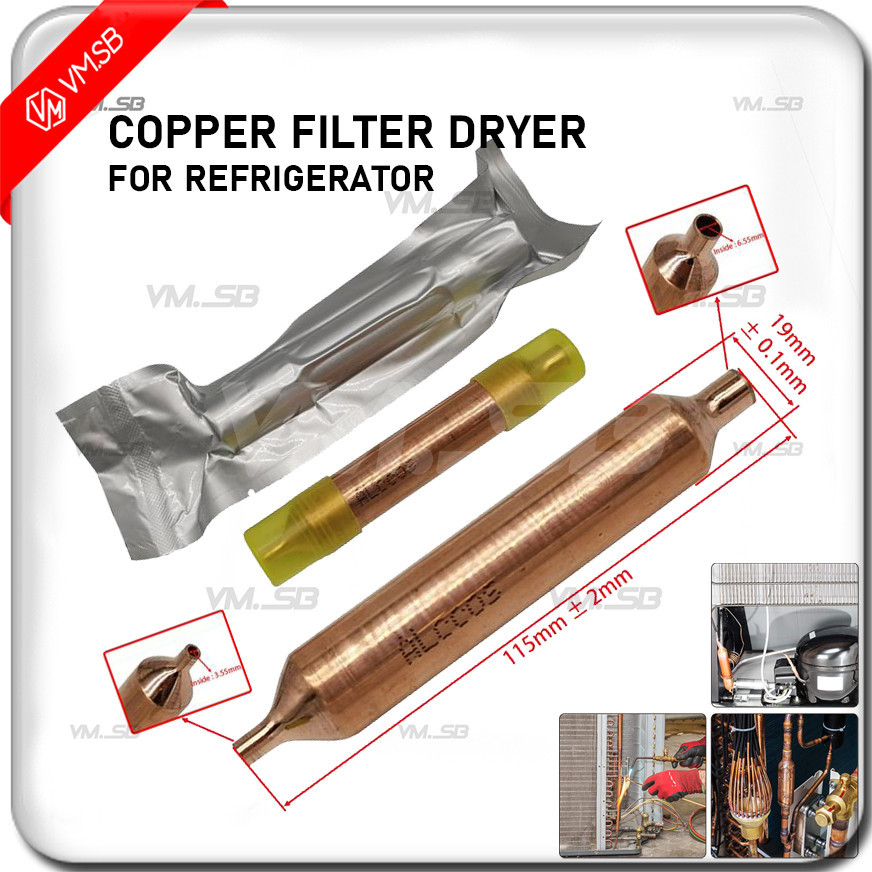 Filter Drier Refrigerator Freezer Fridge Filter Dryer Copper Strainer ...