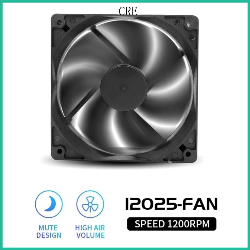 CRE Computer PC Chassis Fan 12cm 120mm 12025 Silent Control Computer ...