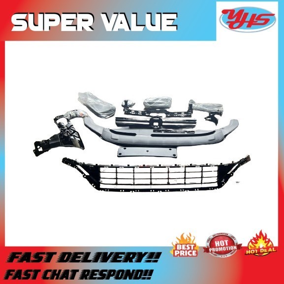 OEM BRAND VOLKSWAGEN GOLF MK7 2016/2022 FRONT BUMPER SET | Shopee Malaysia