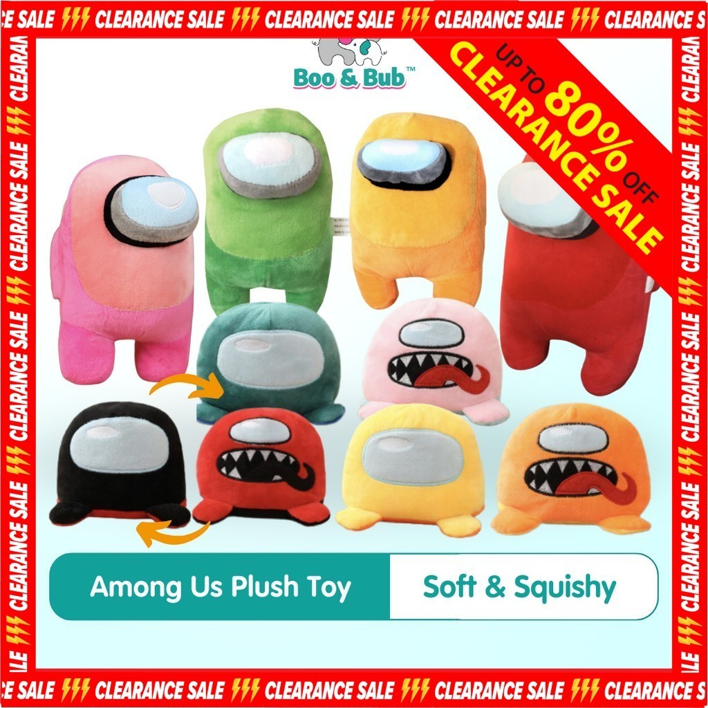 Boo&Bub 10cm / 20cm / Reversible Game Plush Soft Toys | Cute Doll ...